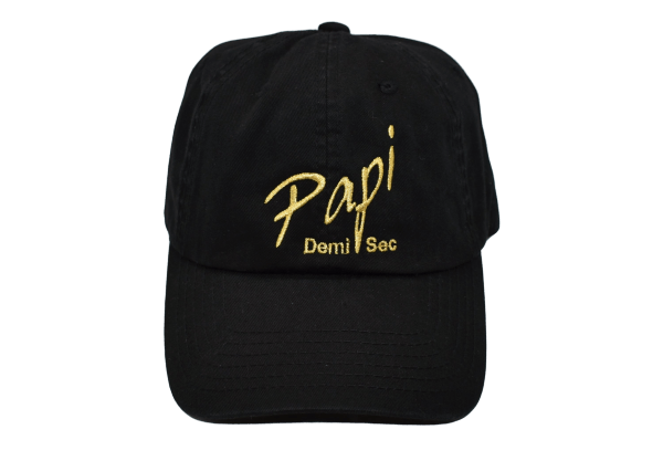 Papi Specialty Adjustable Baseball Hat in Black – Papi Wines